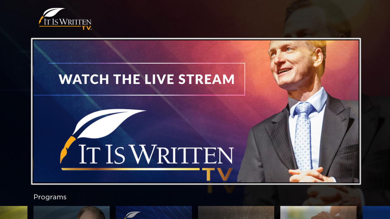 It Is Written TV | TV App | Roku Channel Store | Roku