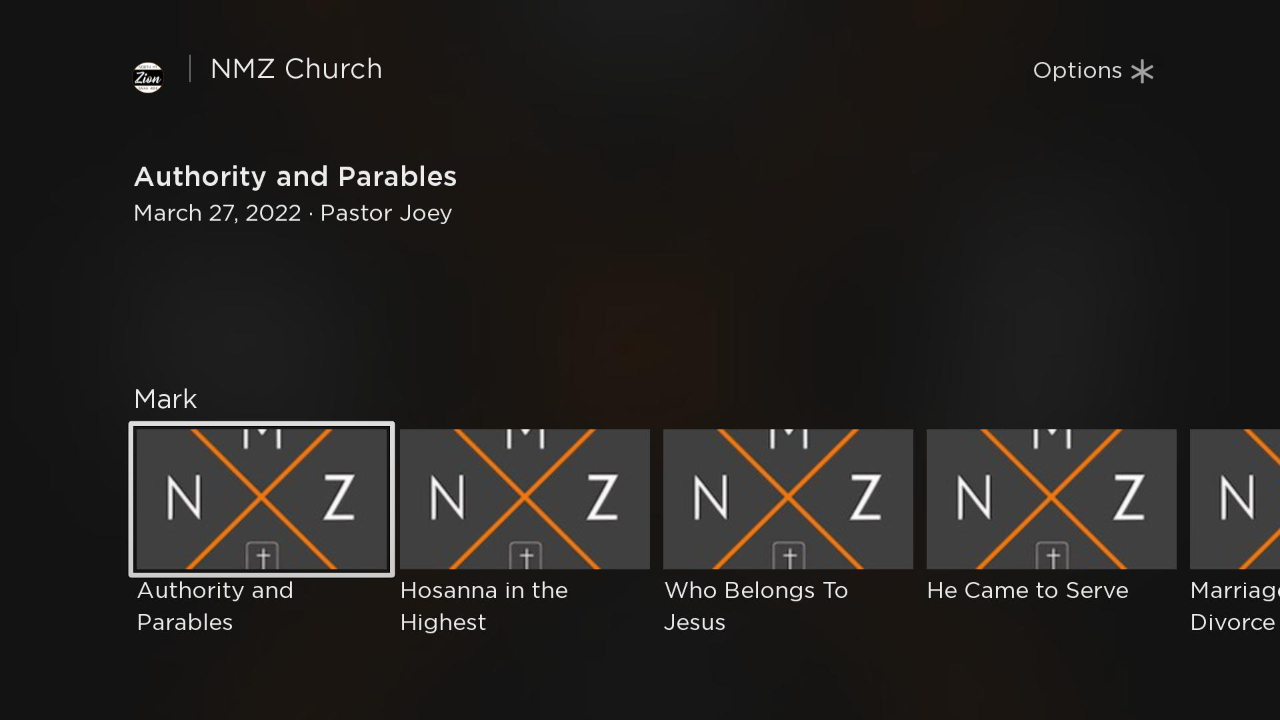 NMZ Church | TV App | Roku Channel Store | Roku