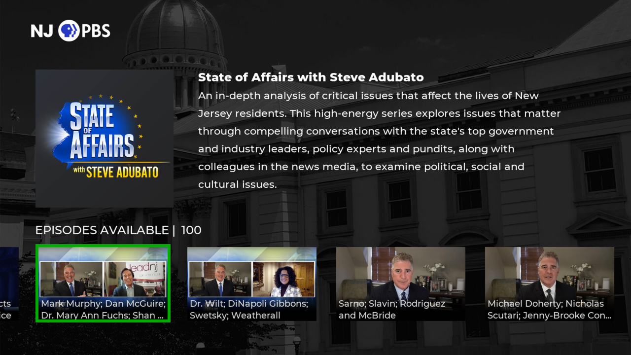 NJ PBS | TV App | Roku Channel Store | Roku