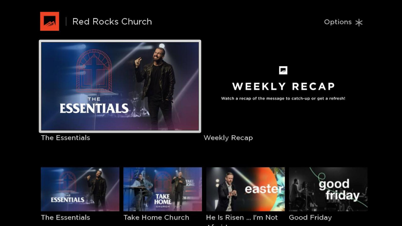 Red Rocks Church | TV App | Roku Channel Store | Roku