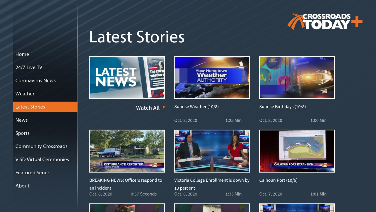 KAVU Crossroads Today+ | TV App | Roku Channel Store | Roku