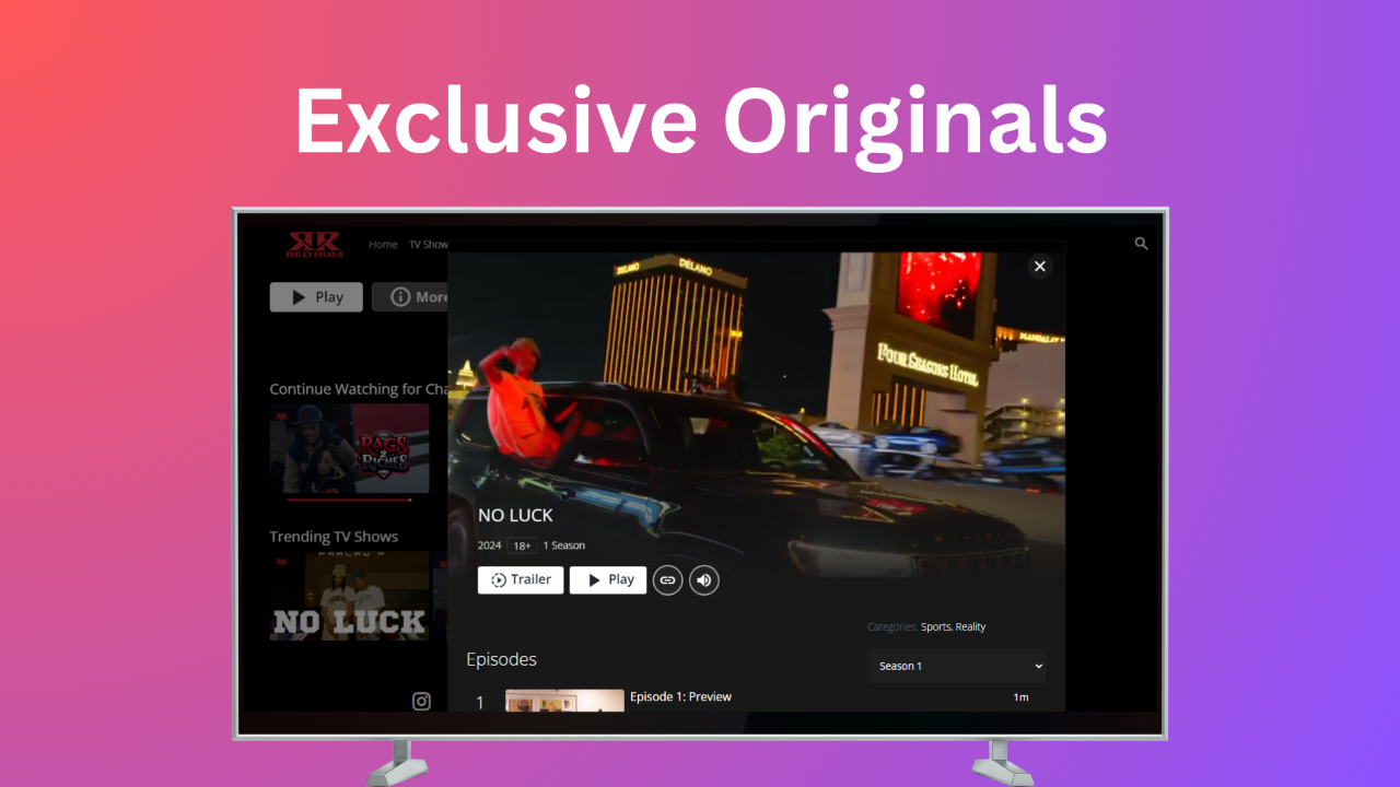 RedRum TV | TV App | Roku Channel Store | Roku