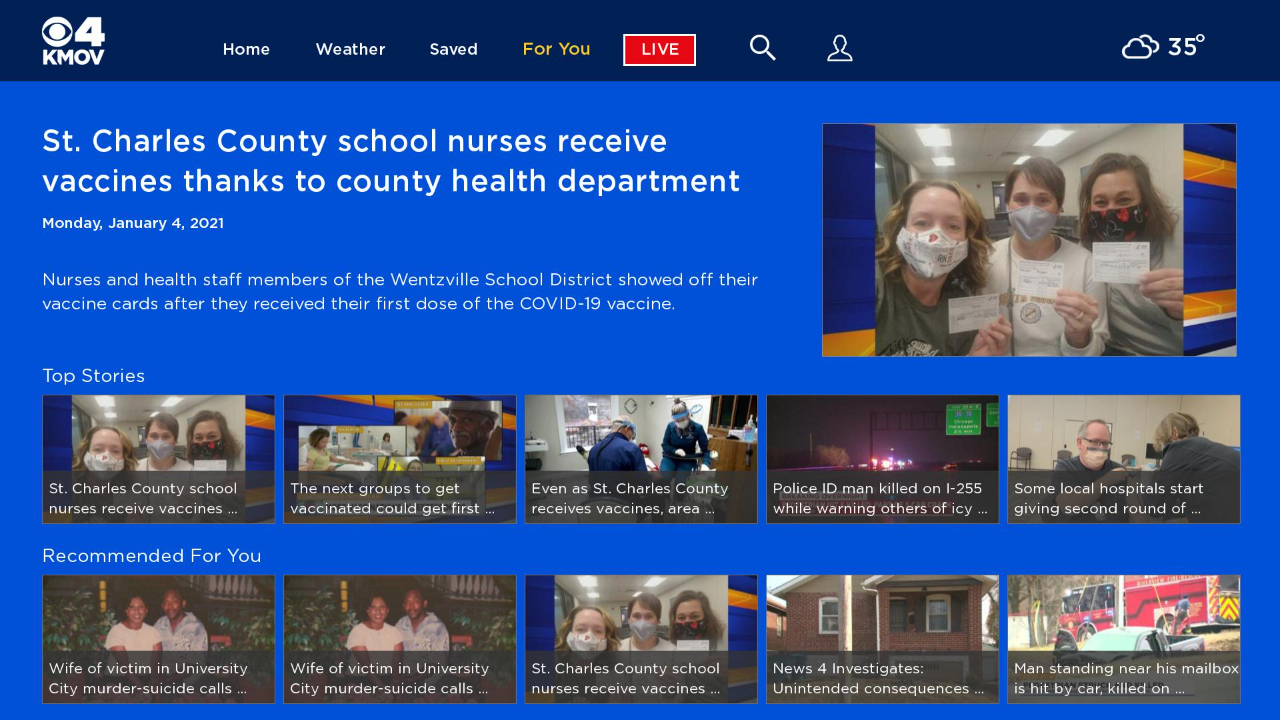 KMOV St. Louis News 4 | Roku Channel Store | Roku