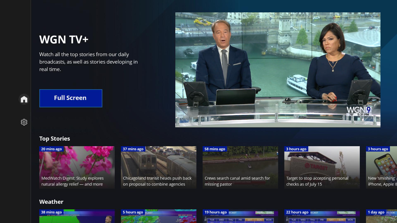 WGN-TV + | TV App | Roku Channel Store | Roku