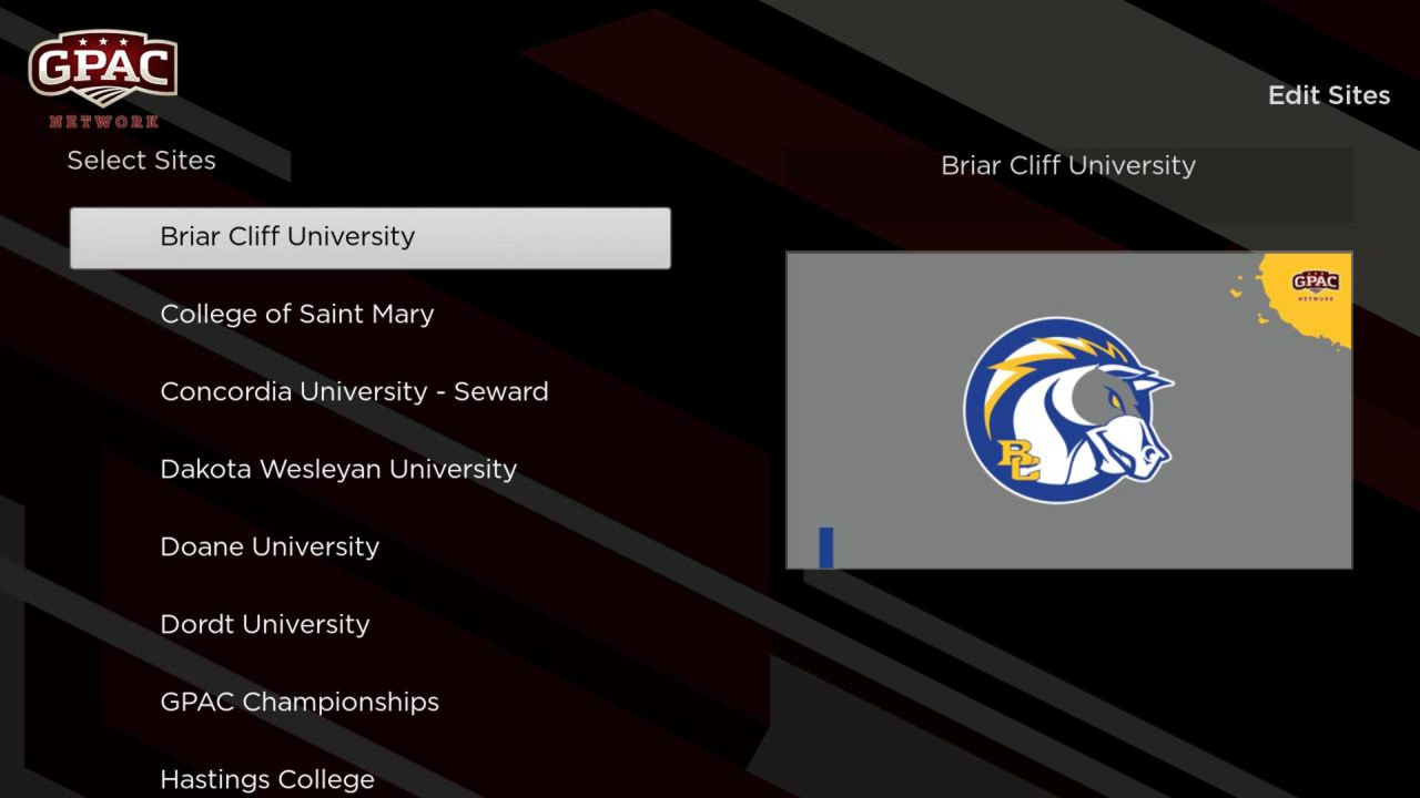 GPAC Sports Network | TV App | Roku Channel Store | Roku