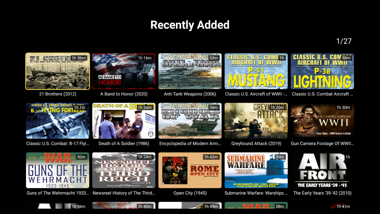 World War II TV | RK Guide
