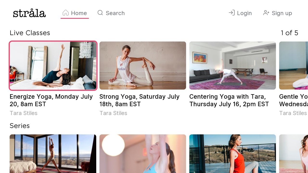 Strala Yoga | TV app | Roku Channel Store | Roku