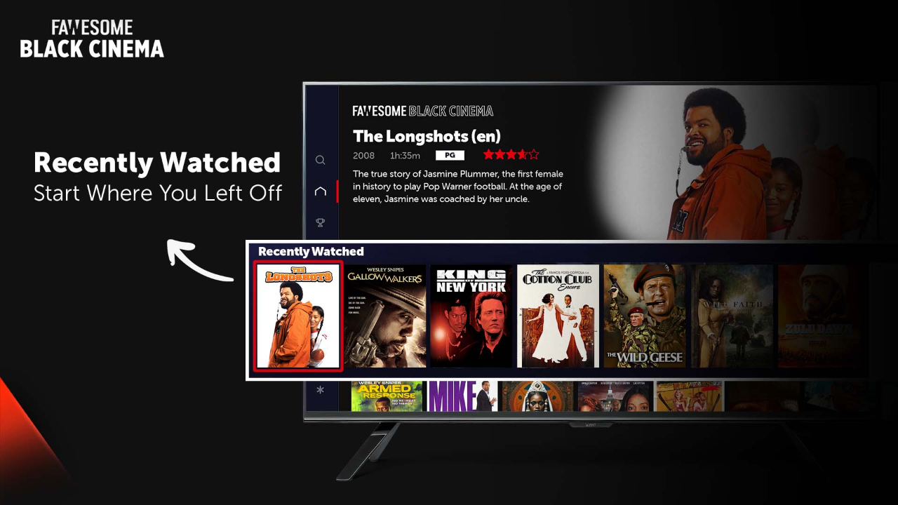 Black Cinema & TV by Fawesome | TV App | Roku Channel Store | Roku