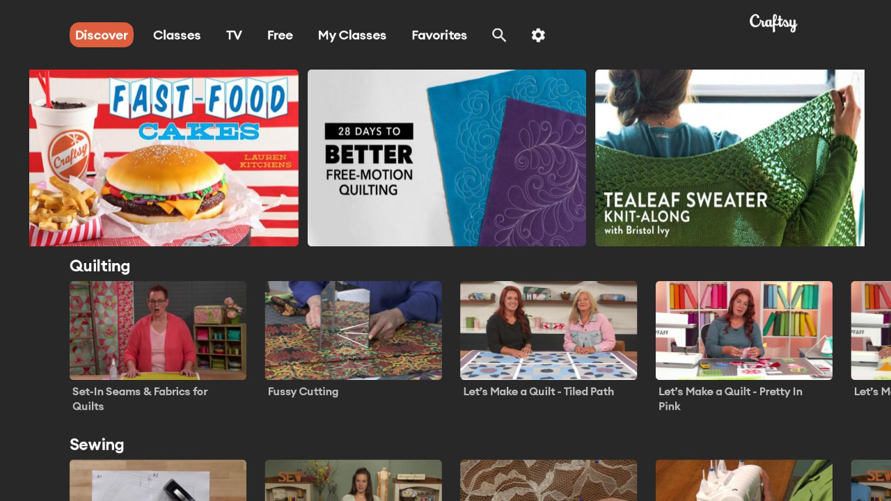 Craftsy | TV App | Roku Channel Store | Roku