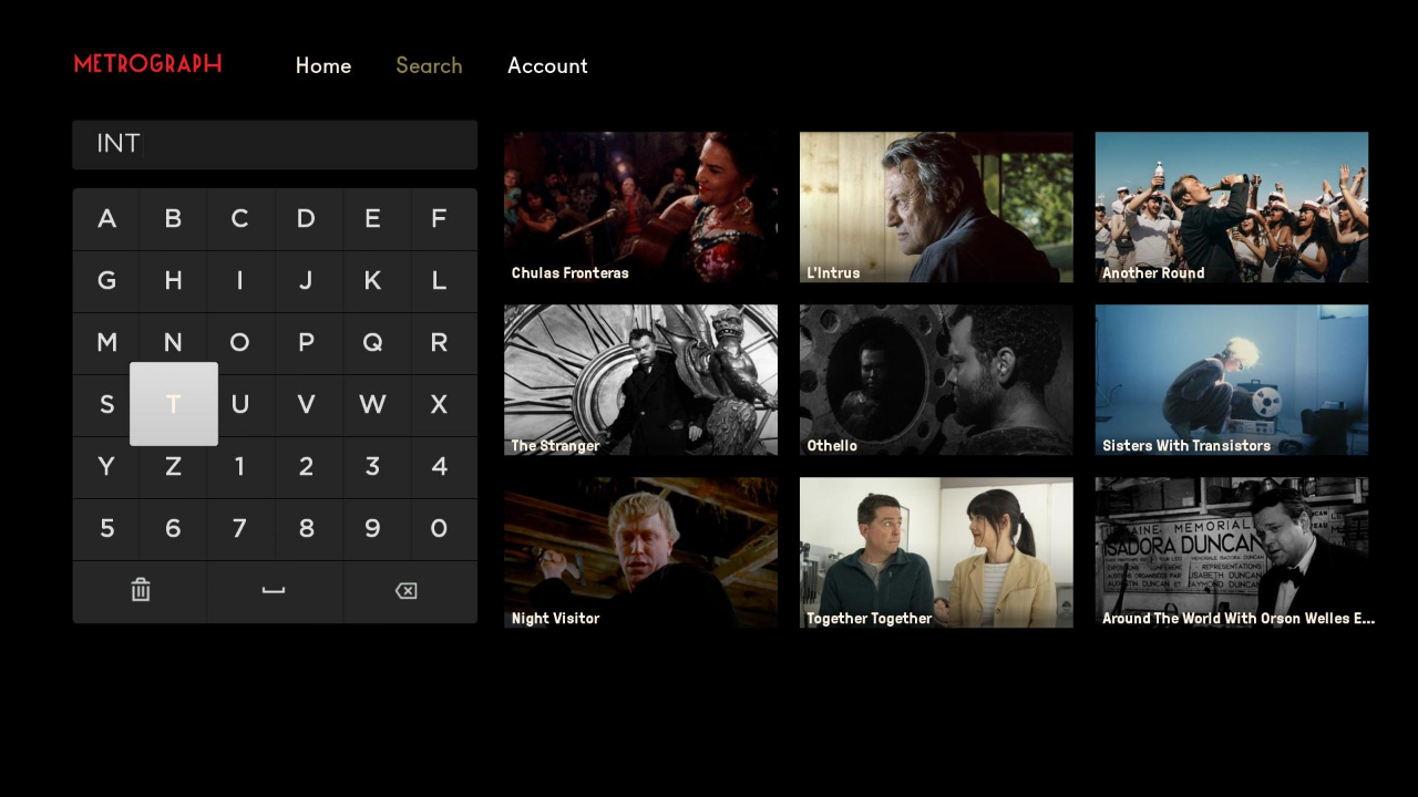 Metrograph | TV App | Roku Channel Store | Roku