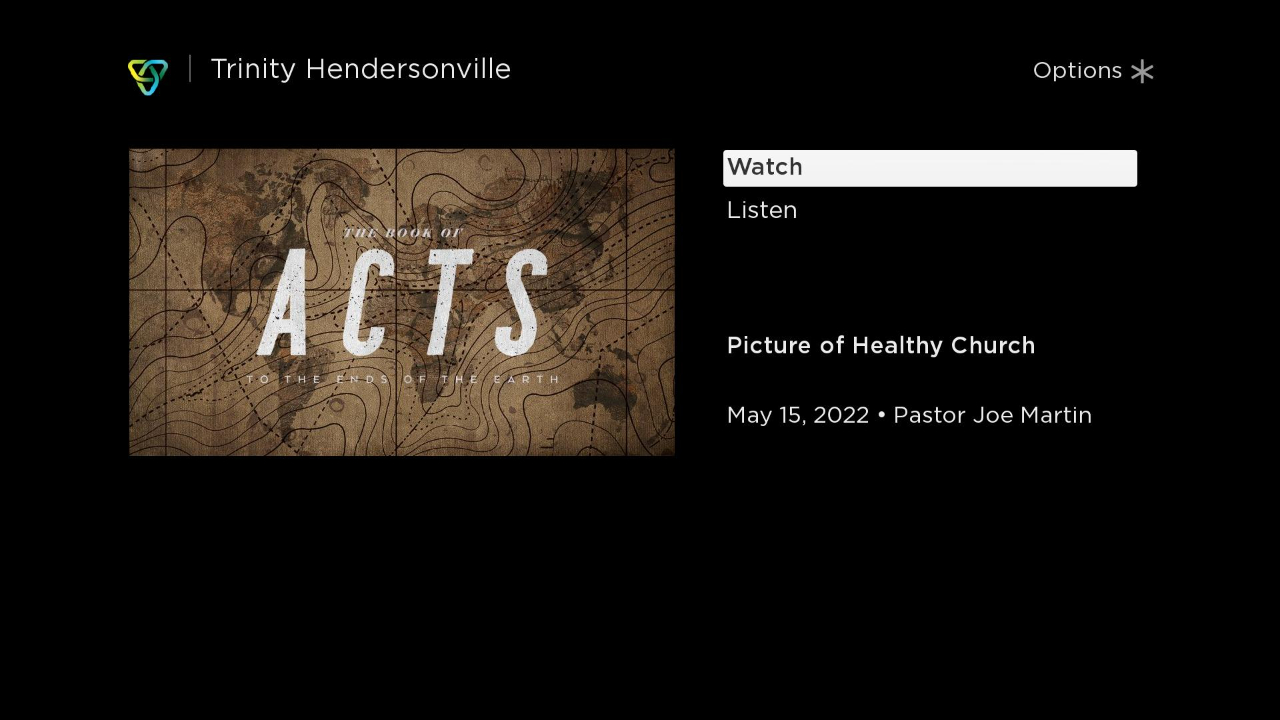 Trinity Hendersonville | TV App | Roku Channel Store | Roku