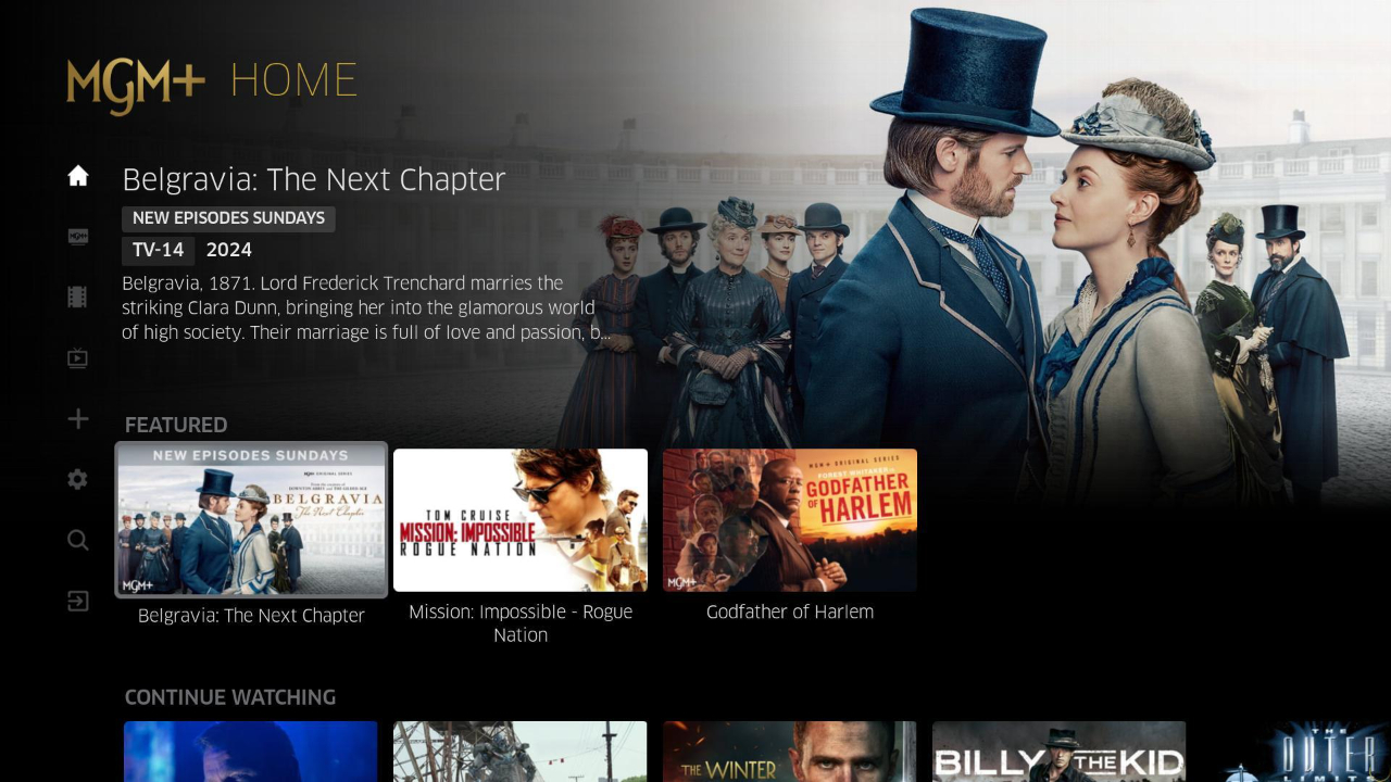 MGM+ | TV App | Roku Channel Store | Roku