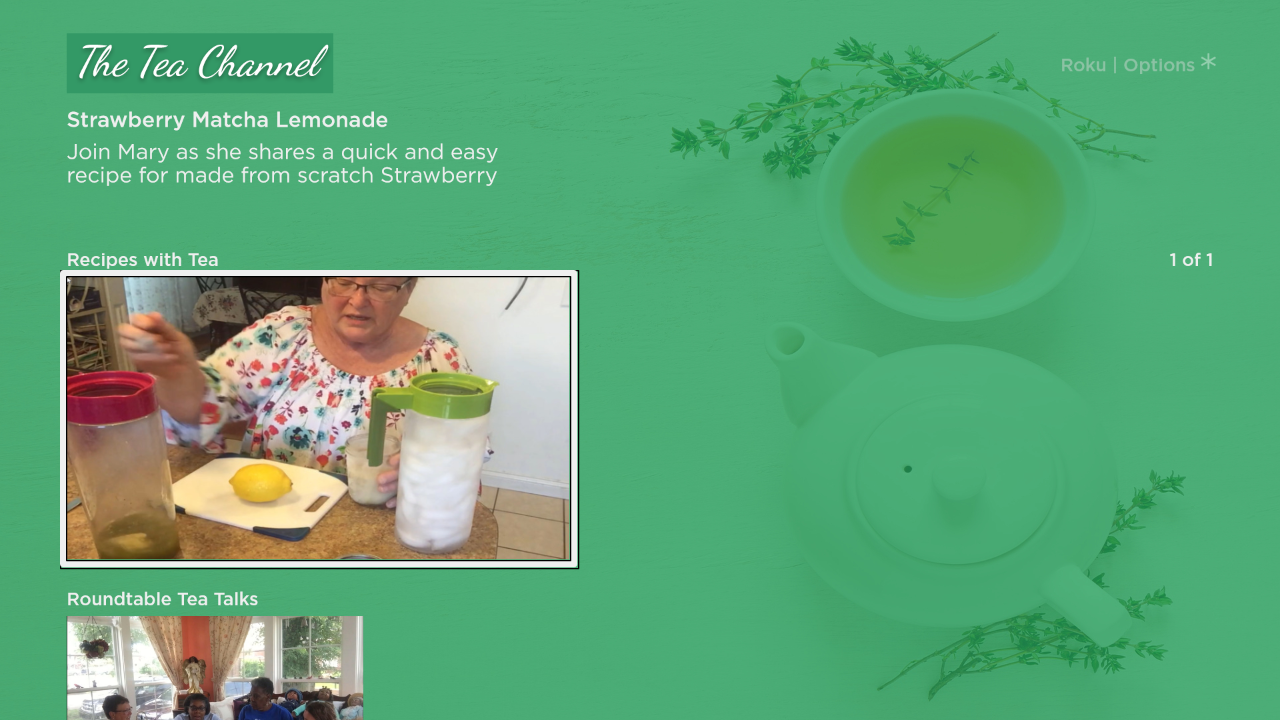 The Tea Channel | TV App | Roku Channel Store | Roku