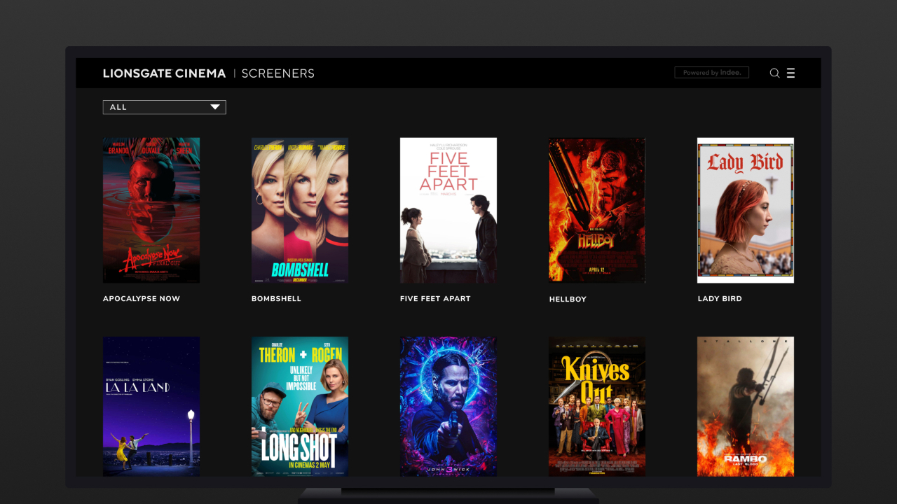 Lionsgate Cinema | TV App | Roku Channel Store | Roku