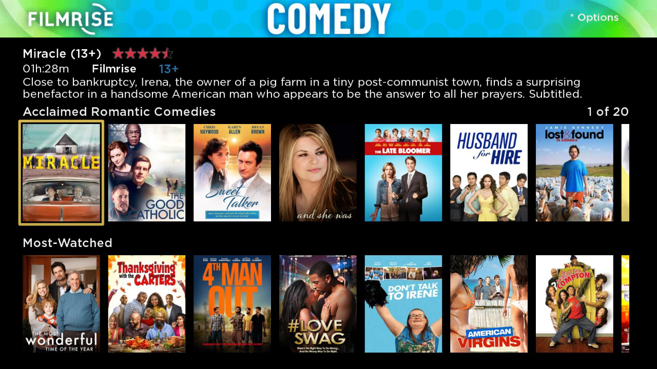 FilmRise Comedy | TV App | Roku Channel Store | Roku