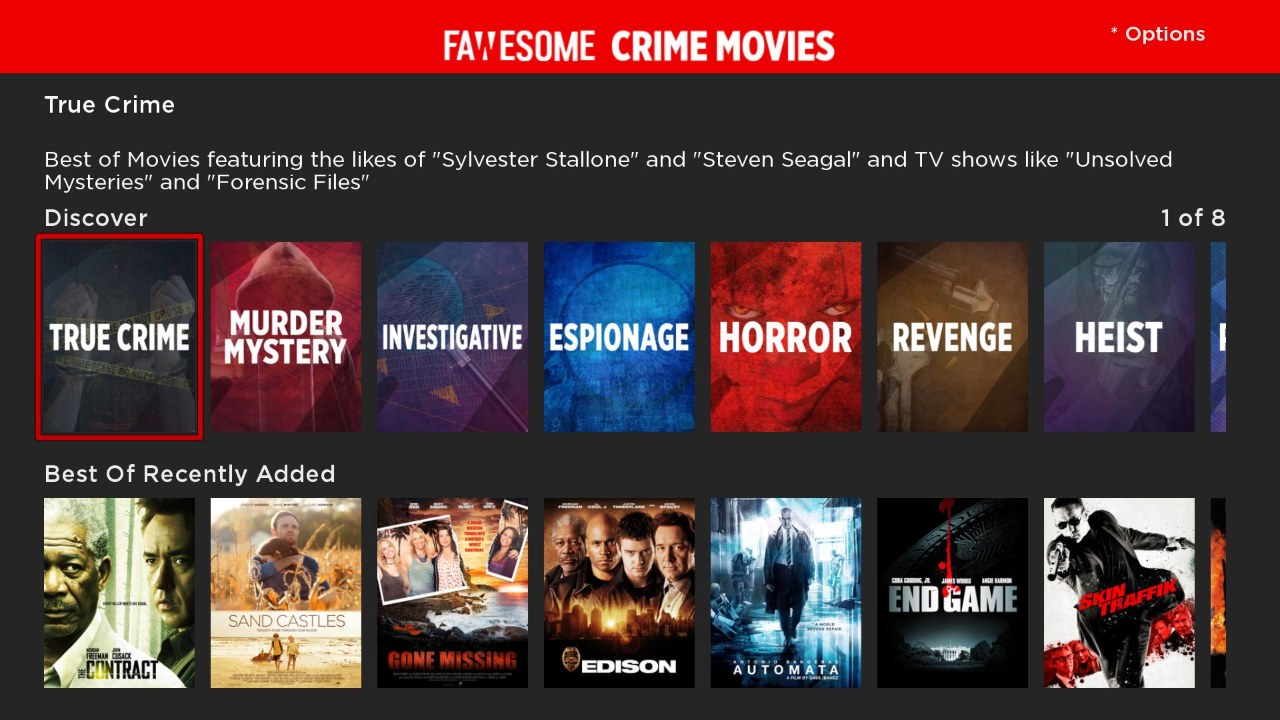 Crime Movies & TV by Fawesome | Roku Channel Store | Roku