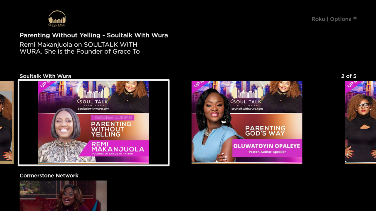 Soul Talk With Wura | TV App | Roku Channel Store | Roku