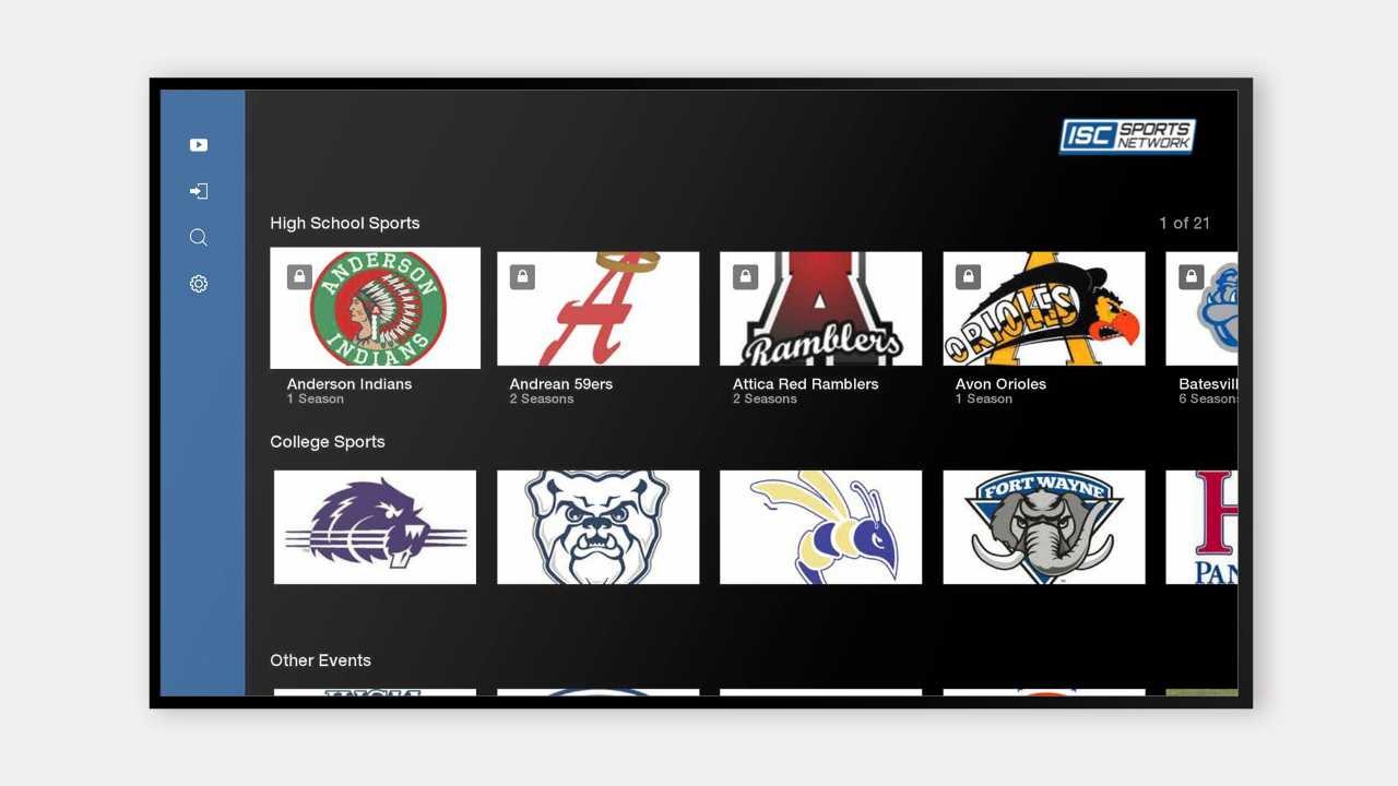 ISC Sports Network | TV App | Roku Channel Store | Roku