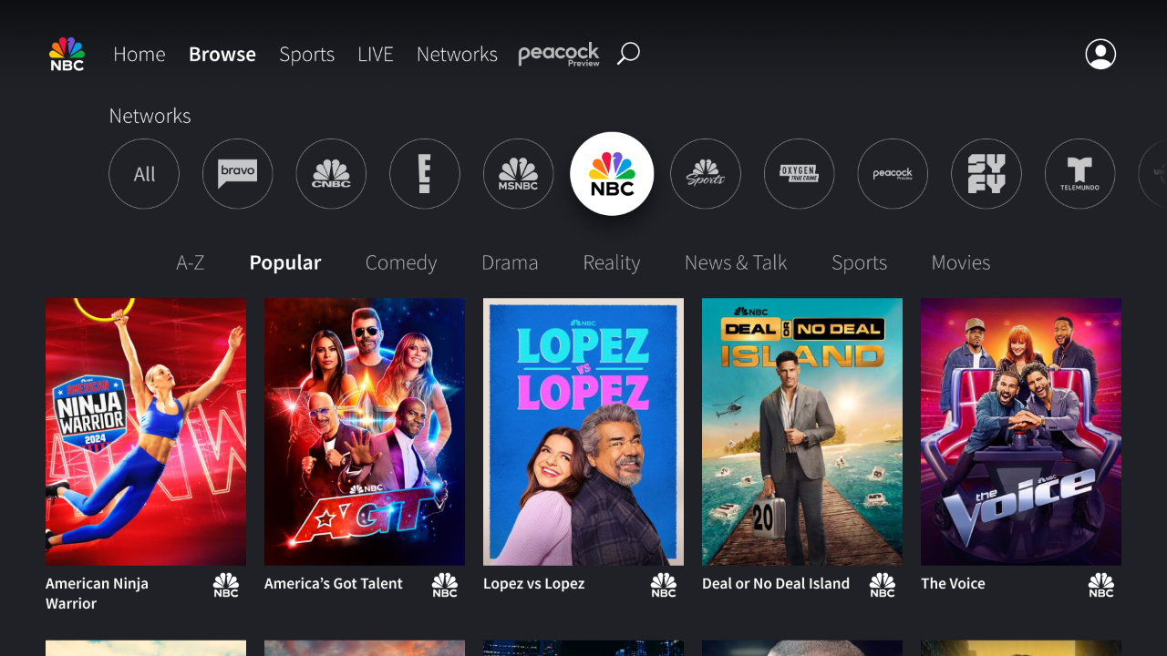 NBC | TV App | Roku Channel Store | Roku