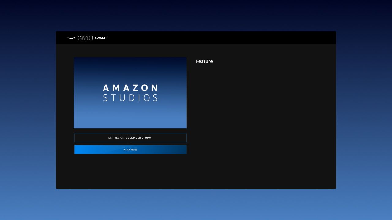 Amazon MGM Studios Awards | TV App | Roku Channel Store | Roku