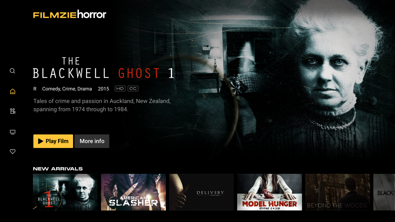 Filmzie Horror | TV App | Roku Channel Store | Roku