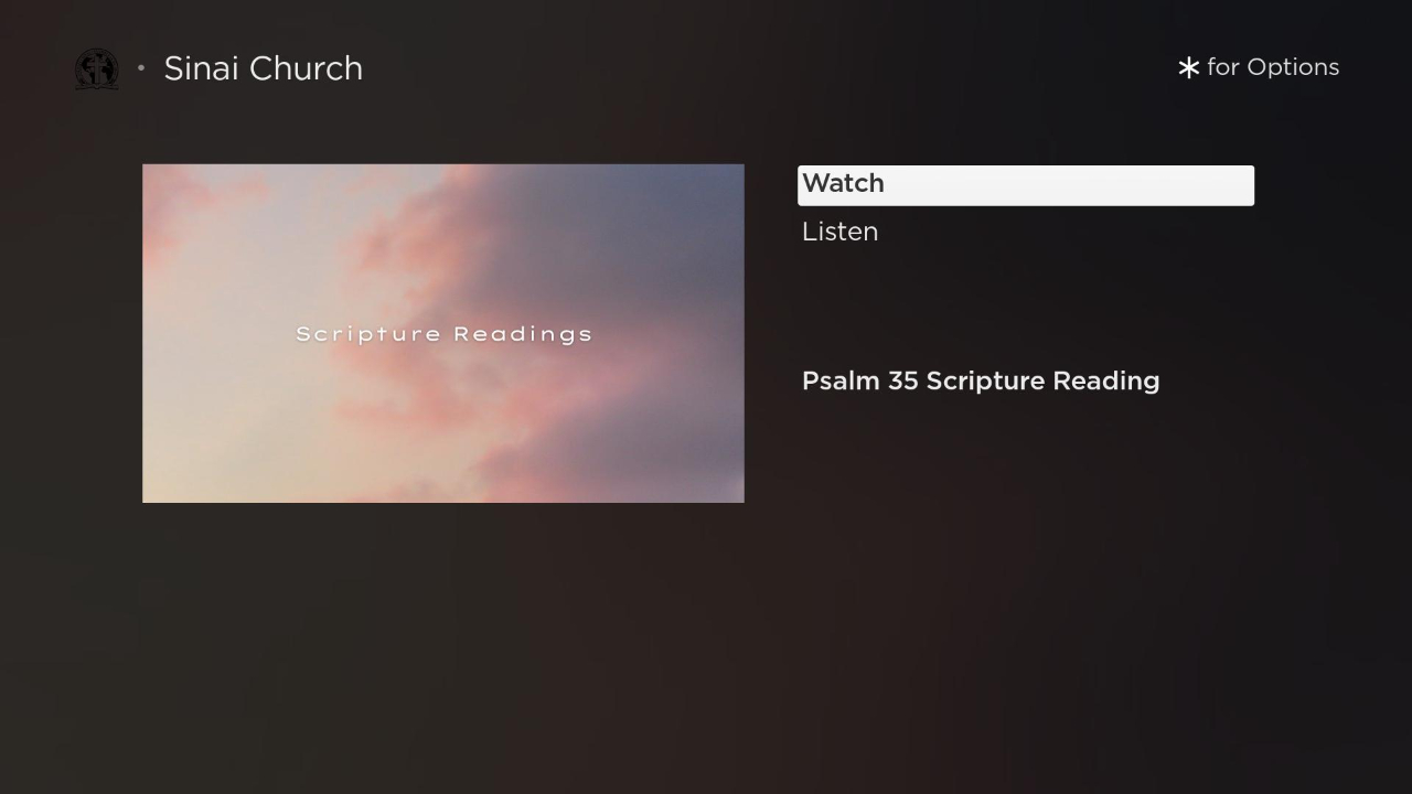 Sinai Church | TV App | Roku Channel Store | Roku