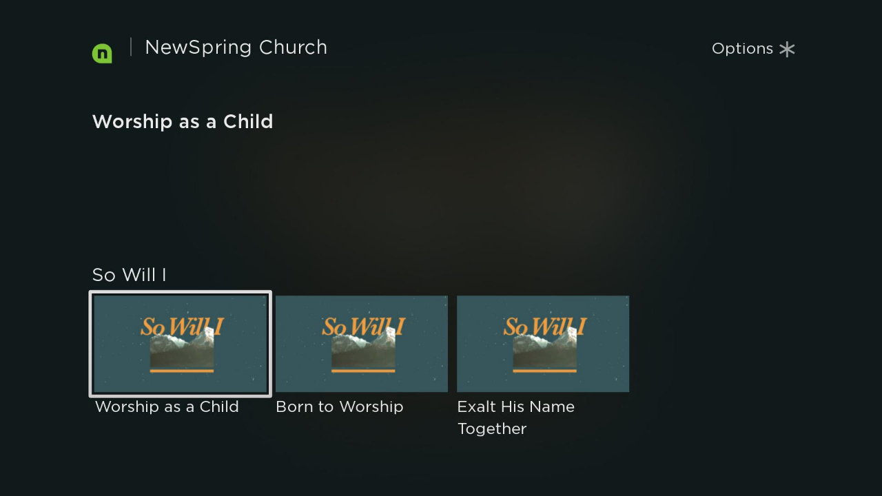 NewSpring Church | TV App | Roku Channel Store | Roku