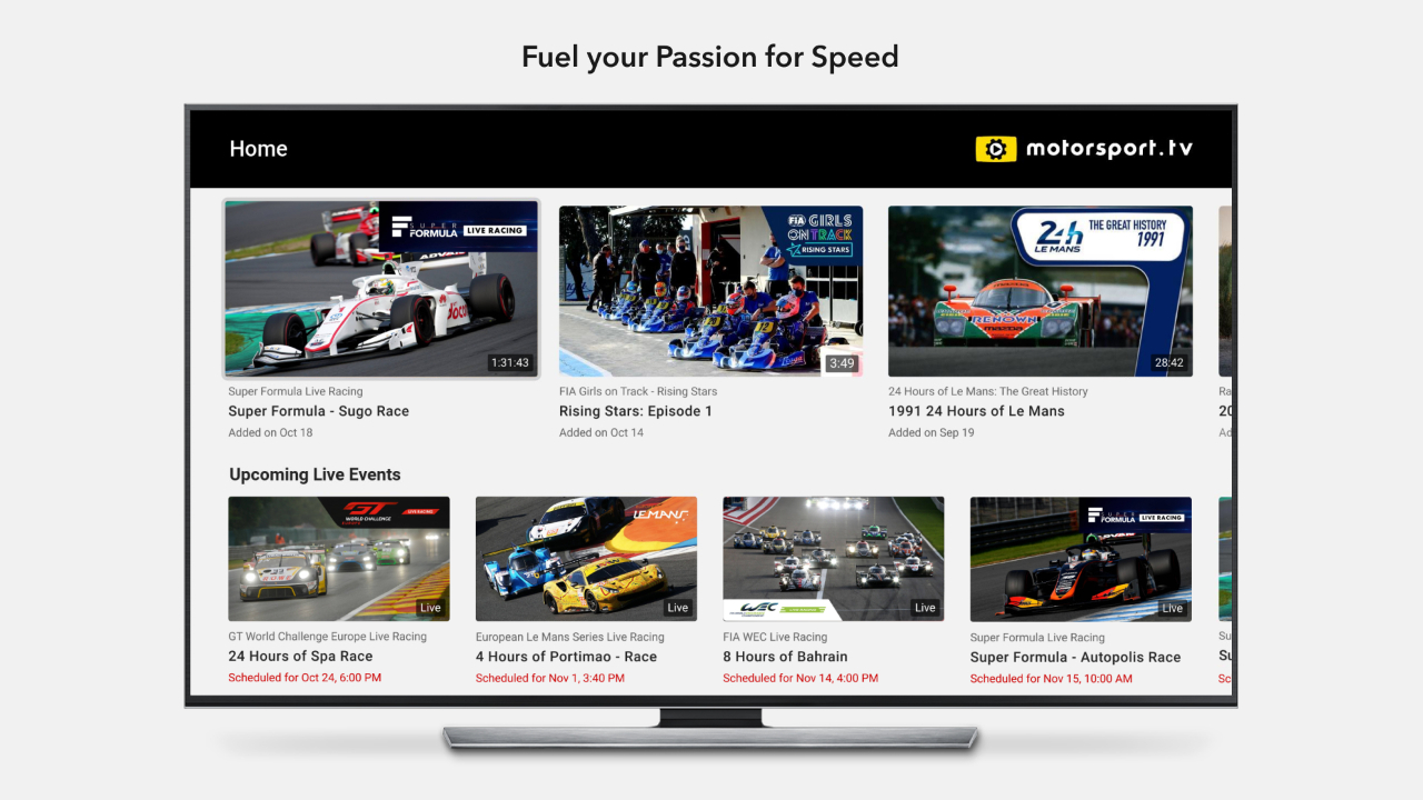 Motorsport.tv: Stream Racing Videos | TV App | Roku Channel Store | Roku