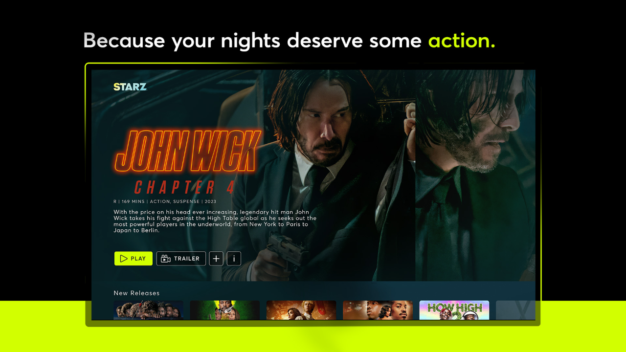 STARZ | TV App | Roku Channel Store | Roku