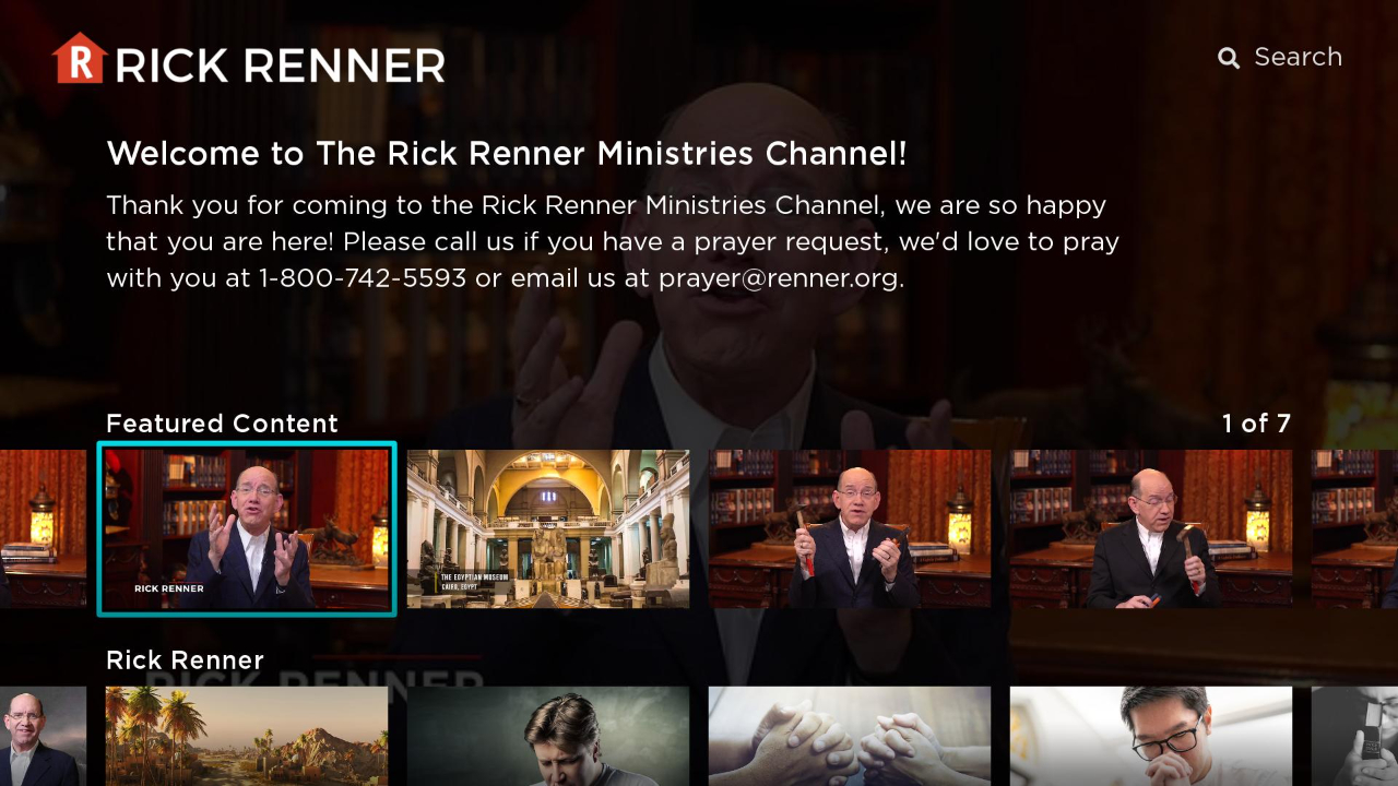 Rick Renner | TV App | Roku Channel Store | Roku