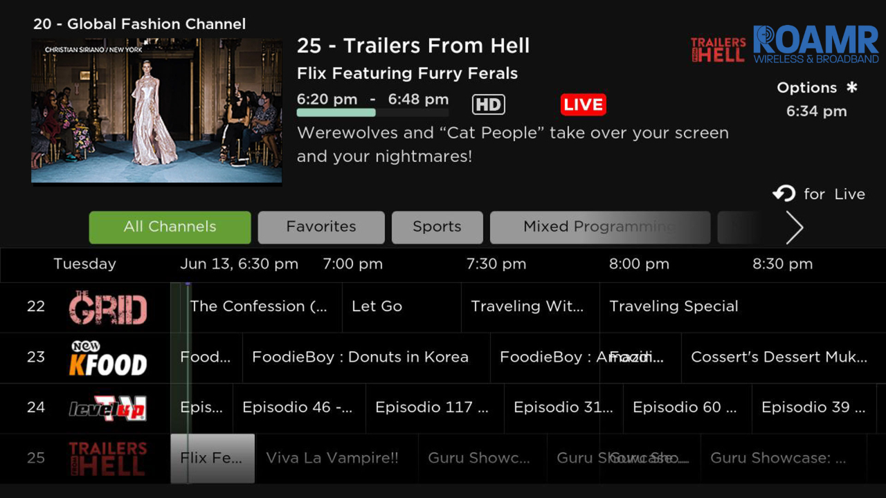 ROAMR TV | TV App | Roku Channel Store | Roku
