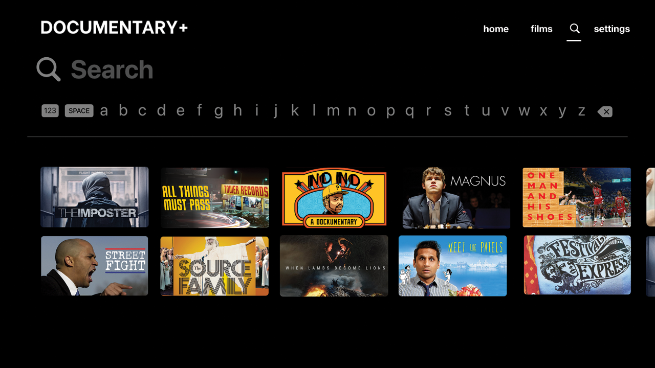 DOCUMENTARY+ | TV App | Roku Channel Store | Roku