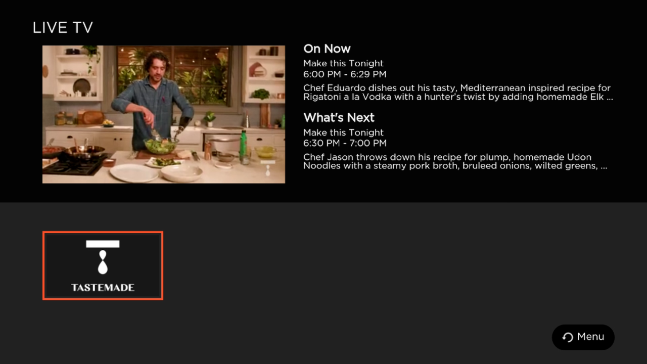 Tastemade | TV App | Roku Channel Store | Roku