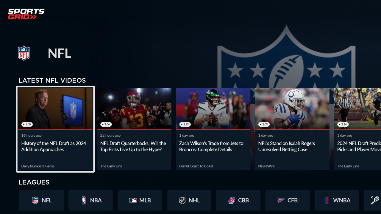 SportsGrid | TV App | Roku Channel Store | Roku
