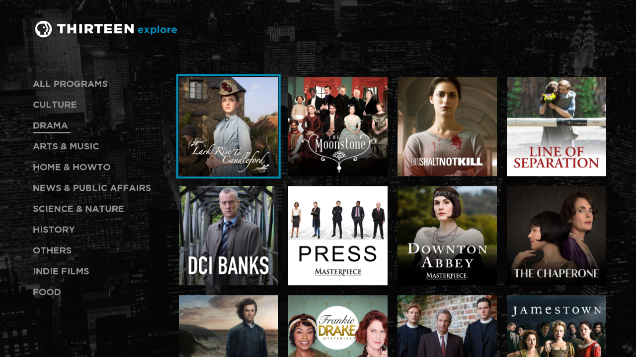 THIRTEEN explore | TV App | Roku Channel Store | Roku