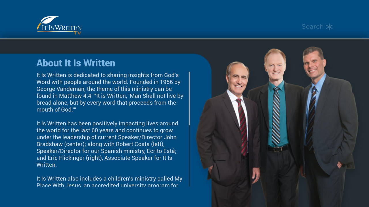 It Is Written TV | RK Guide