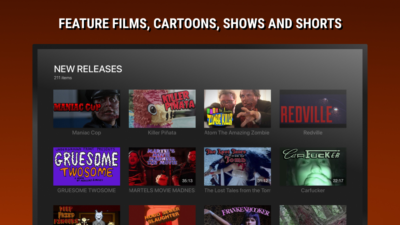 Troma NOW! | TV App | Roku Channel Store | Roku
