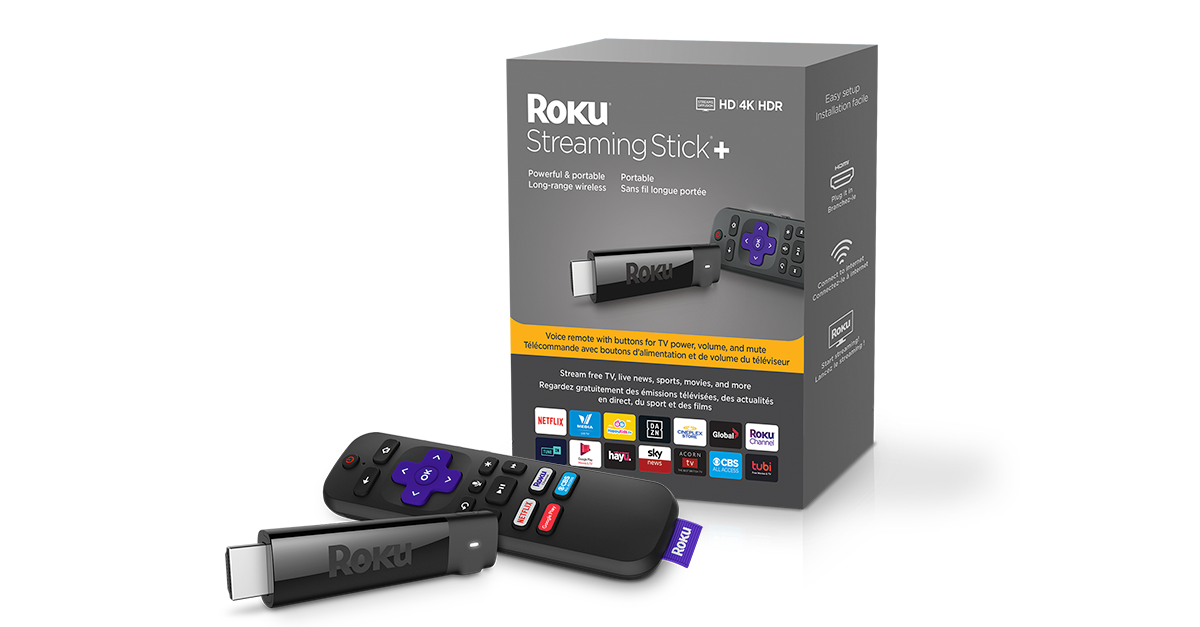 Roku® Streaming Stick™+ | HD, 4K & HDR Streaming Device | Roku Canada Roku® Streaming Stick™+ | HD, 4K & HDR Streaming Device | Roku Canada