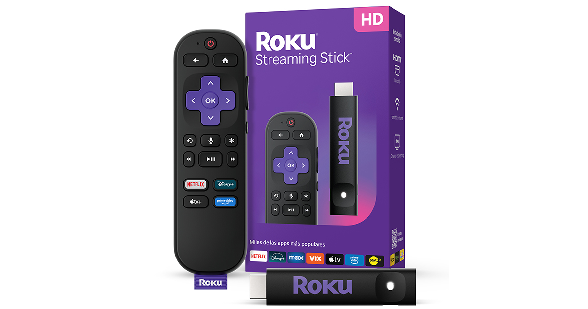 Roku Streaming Stick | Un Streaming Stick eficiente, portátil y en FHD ...