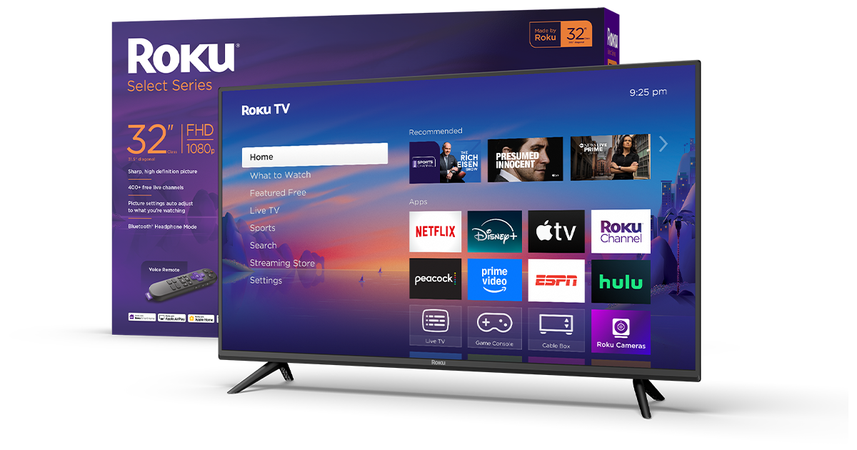 Roku Select Series HD TVs in 32" HD, 32" FHD, 40" FHD | Roku