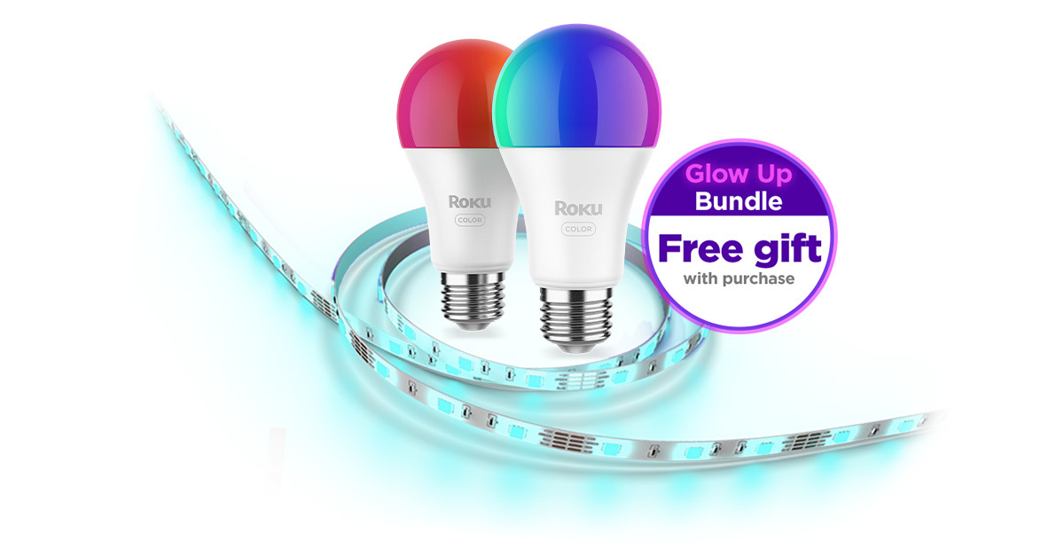 Roku Smart Light Strip SE Glow Up Bundle | Smart LED Strip Lights | Roku
